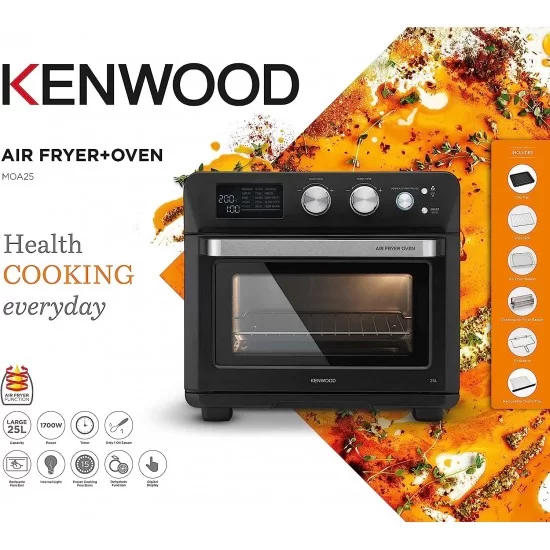 قیمت و خرید سرخ کن هواپز و آون تستر 25 لیتری مدل MOA25 Kenwood